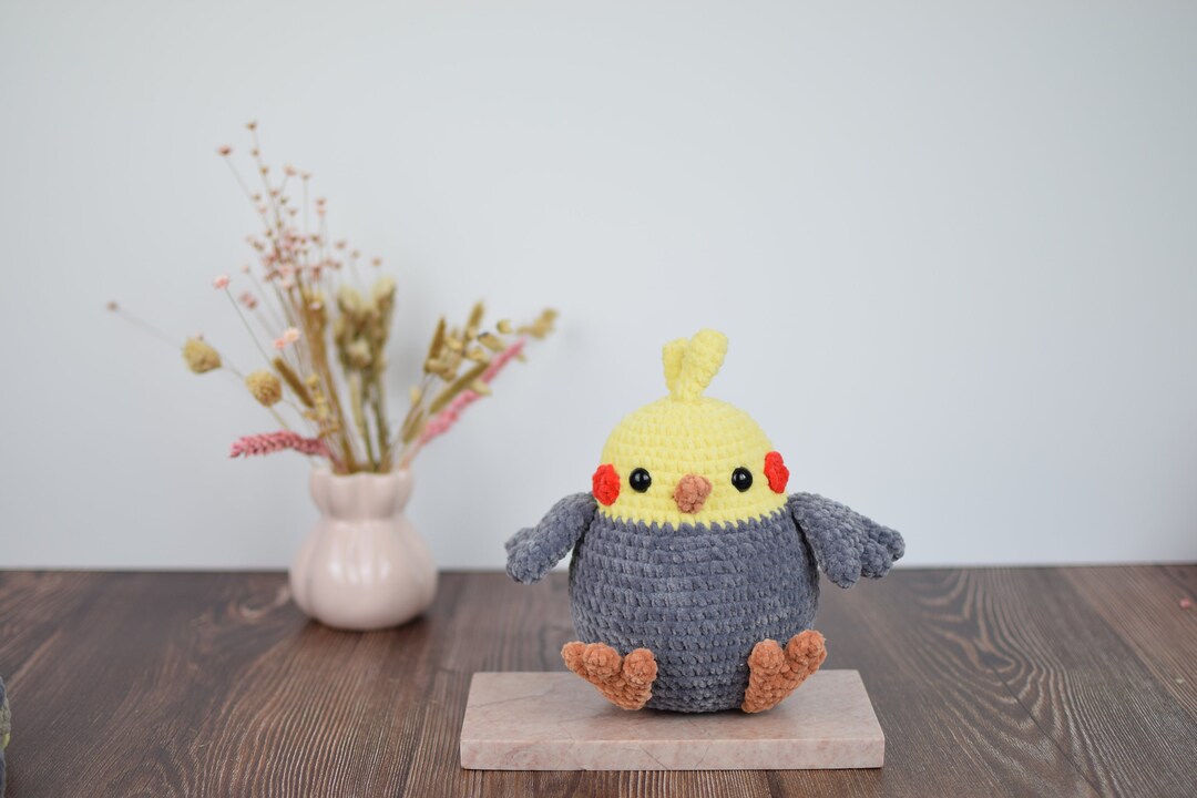 Lovely Cockatiel Crochet Pattern. Create Your Own Adorable Cockatiel ...