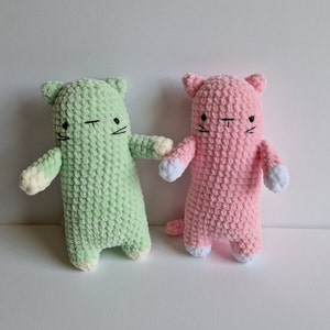Small Long Cat Crochet Pattern. Make Your Own Cute Amigurumi Long Cat ...