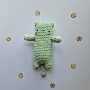 Small Long Cat Crochet Pattern. Make Your Own Cute Amigurumi Long Cat ...