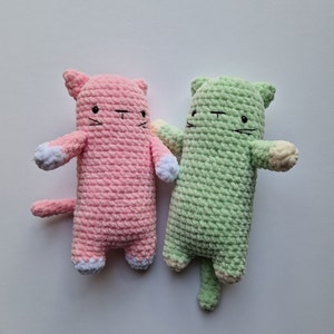 Small Long Cat Crochet Pattern. Make Your Own Cute Amigurumi Long Cat ...