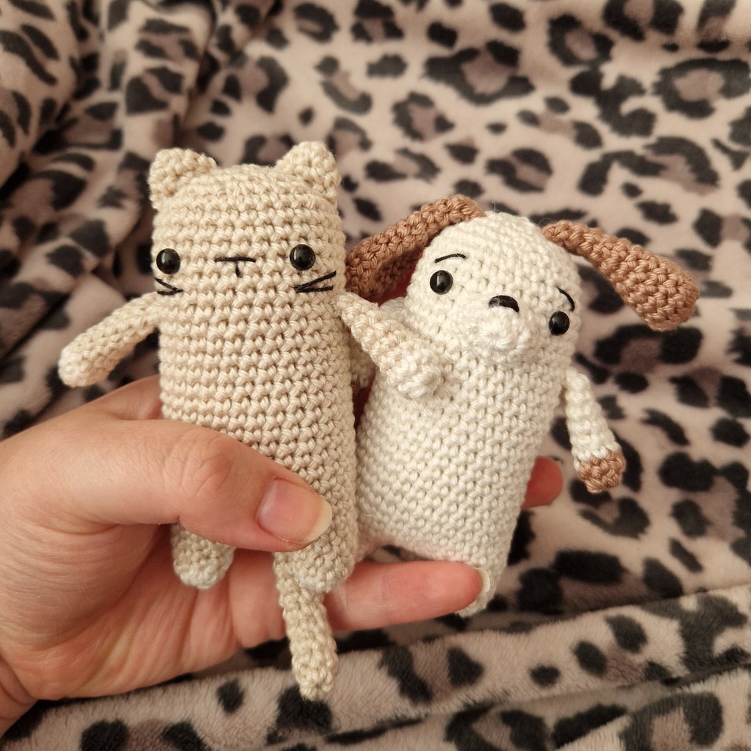 Small Long Cat and Dog Crochet Pattern. Create Your Own Cute Amigurumi ...