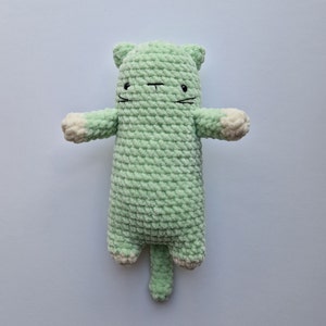 Small Long Cat Crochet Pattern. Make Your Own Cute Amigurumi Long Cat ...