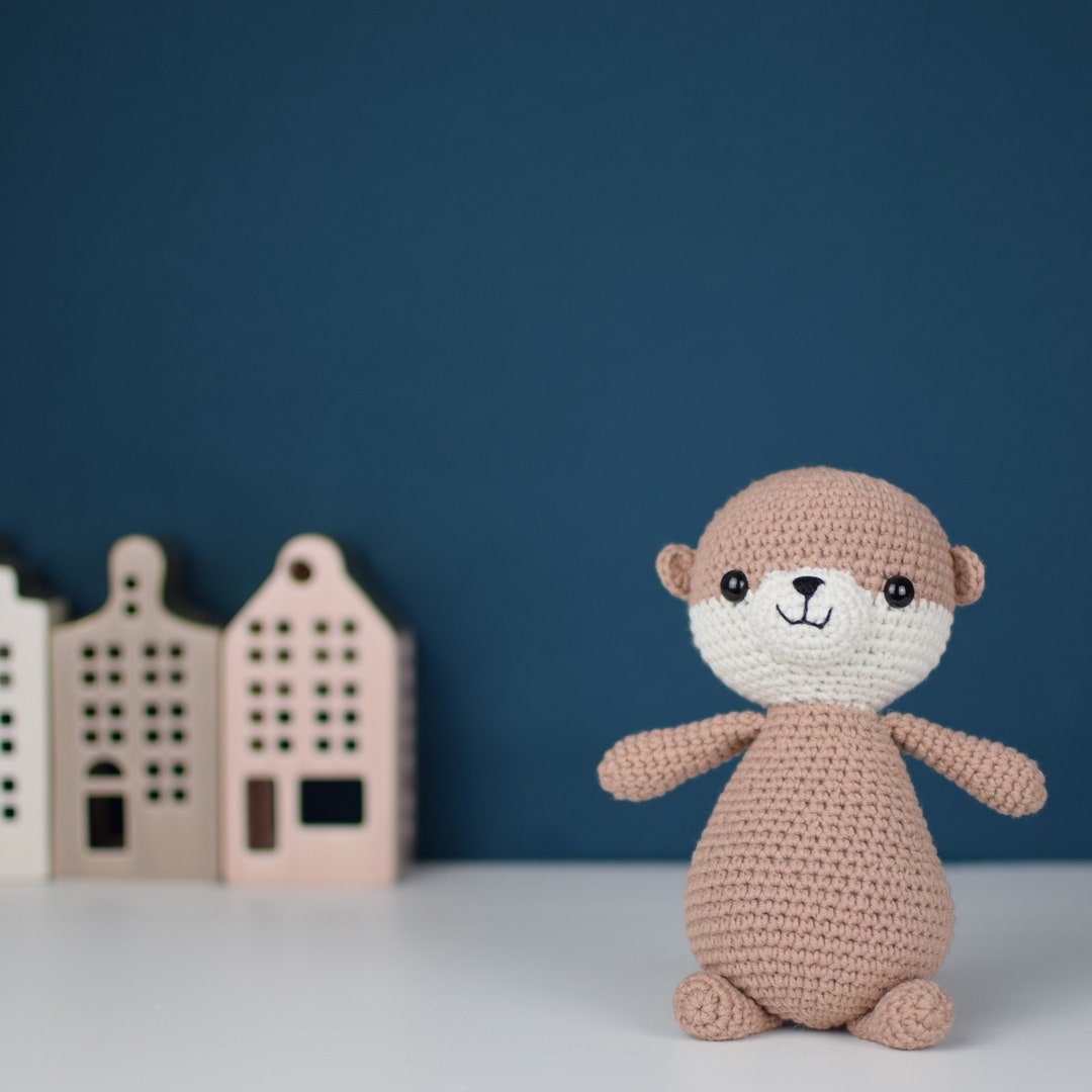 Otello the Chubby Otter Crochet Pattern. Make Your Own Cute Otter. DIY ...