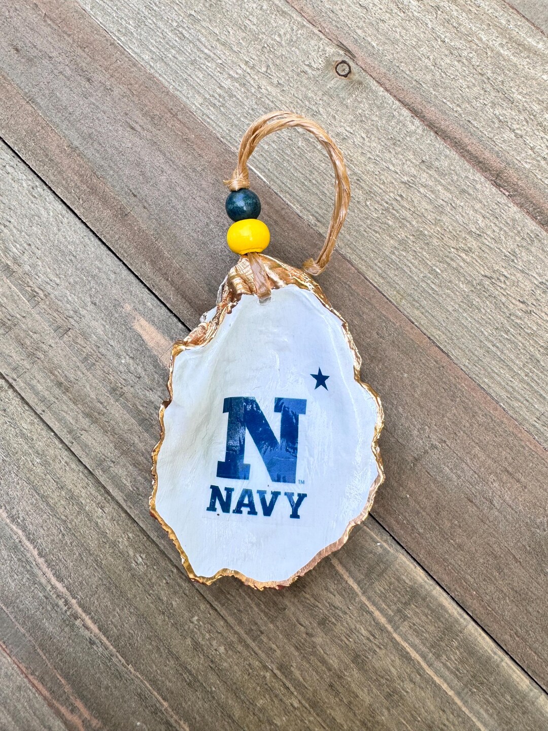 Officially Licensed USNA Gilded Oyster Shell Ornament, Ring Dish ...