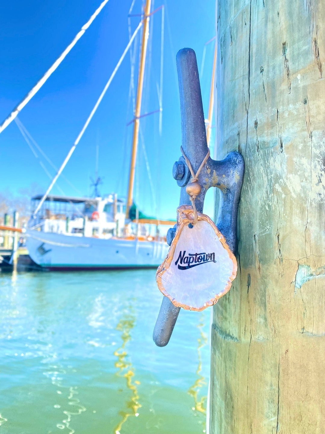 Gilded Oyster Shell With Annapolis’ Naptown Logo. - Etsy