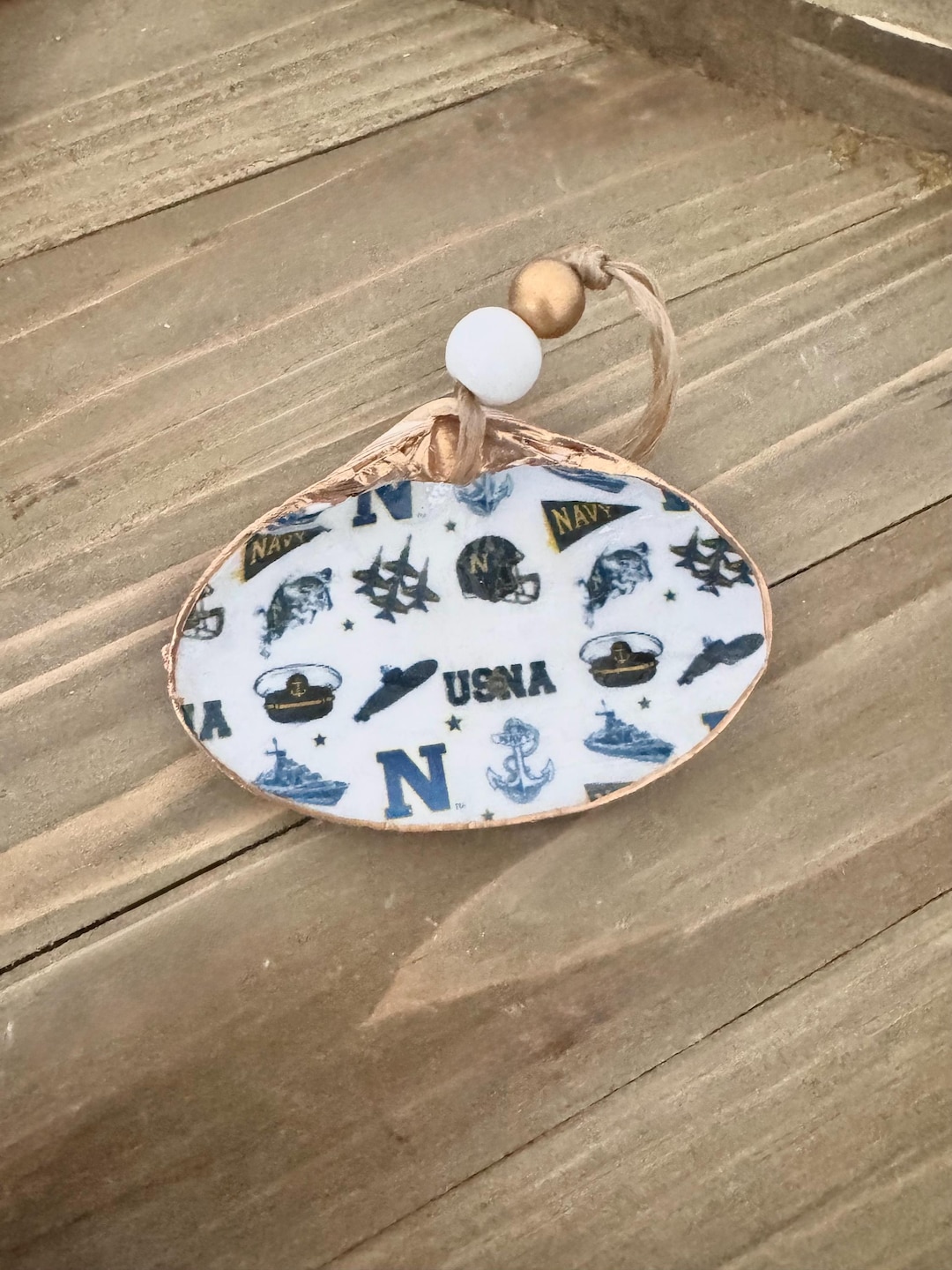 Officially Licensed Naval Academy USNA Clam Shell Ornament or Ring Dish ...