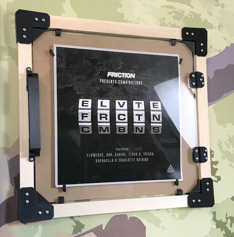 Vinyl Frame With Window | DARK VERSION - Etsy