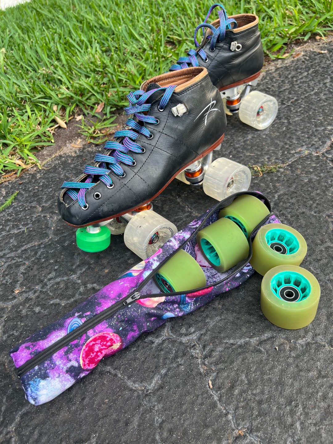 LIMITED! Galaxy Space Roller Skate Wheel Bag- 8 Wheel - Etsy