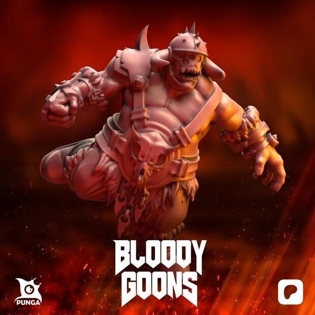 Bloody Goons Team Punga Miniatures With Blood Bowl Bases - Etsy