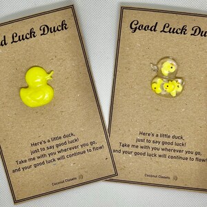 Good Luck Duck Resin Gift With Poem - Etsy