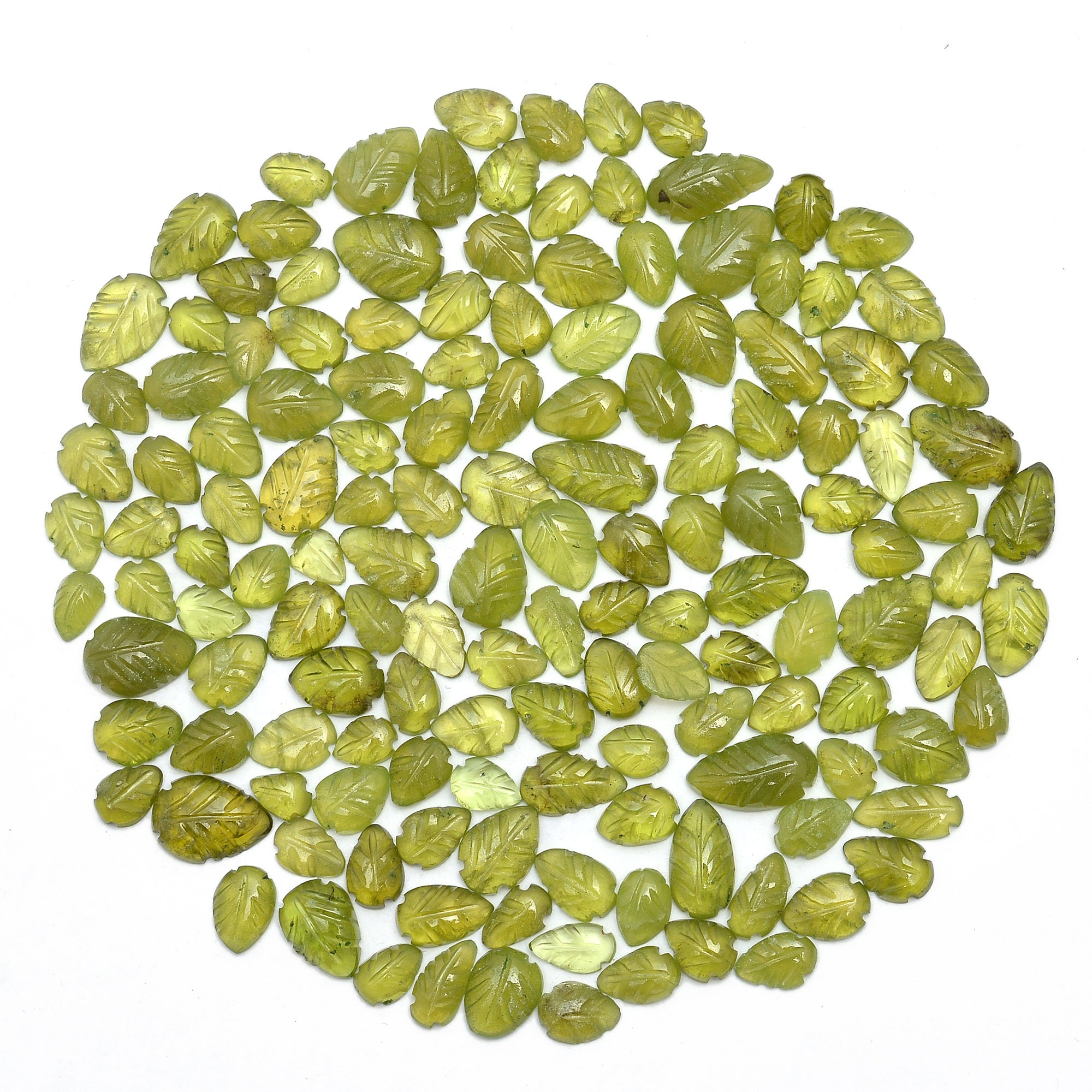 AA Quality Vasonite Leaves Shape Gemstone Carving , Undrilled Vasonite ...