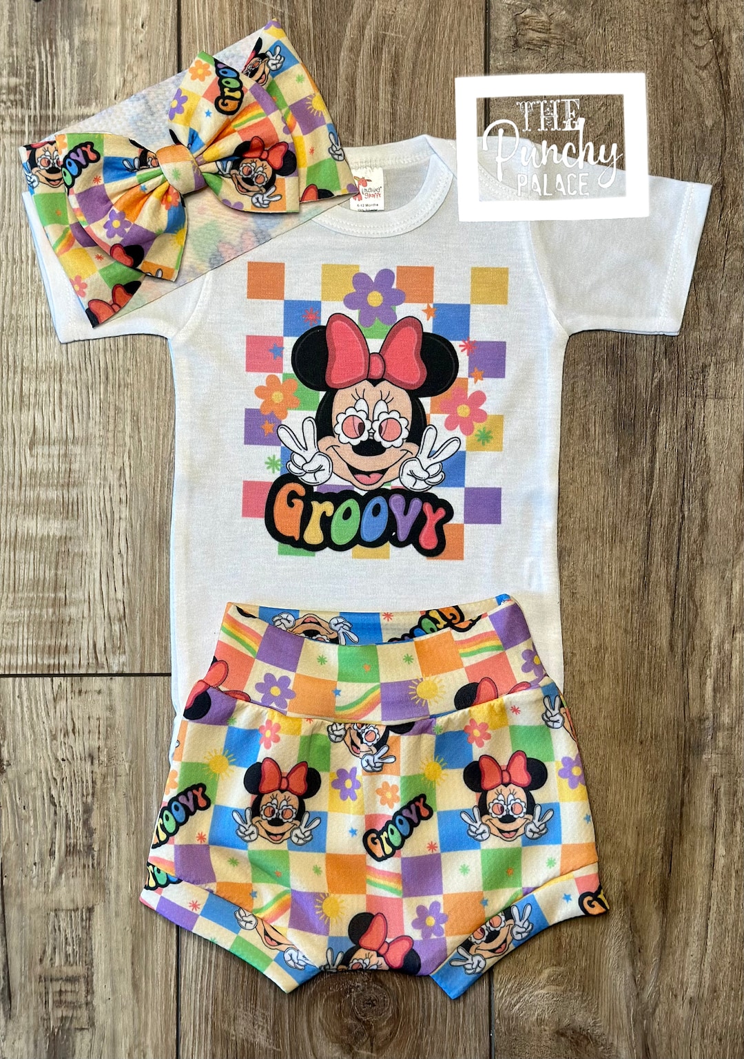 Minnie Groovy Baby Full Outfit Set / Toddler Full Outfit Set / Trendy ...