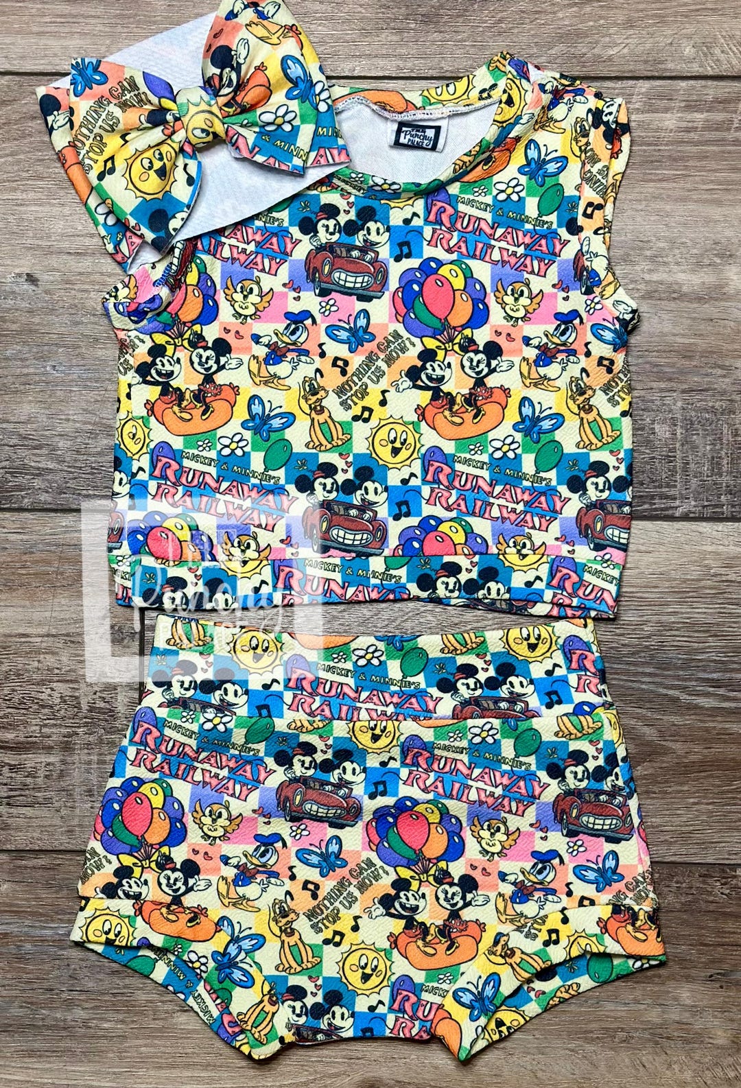 Runaway Railway Halter Baby Full Outfit Set / Toddler Full Outfit Set ...