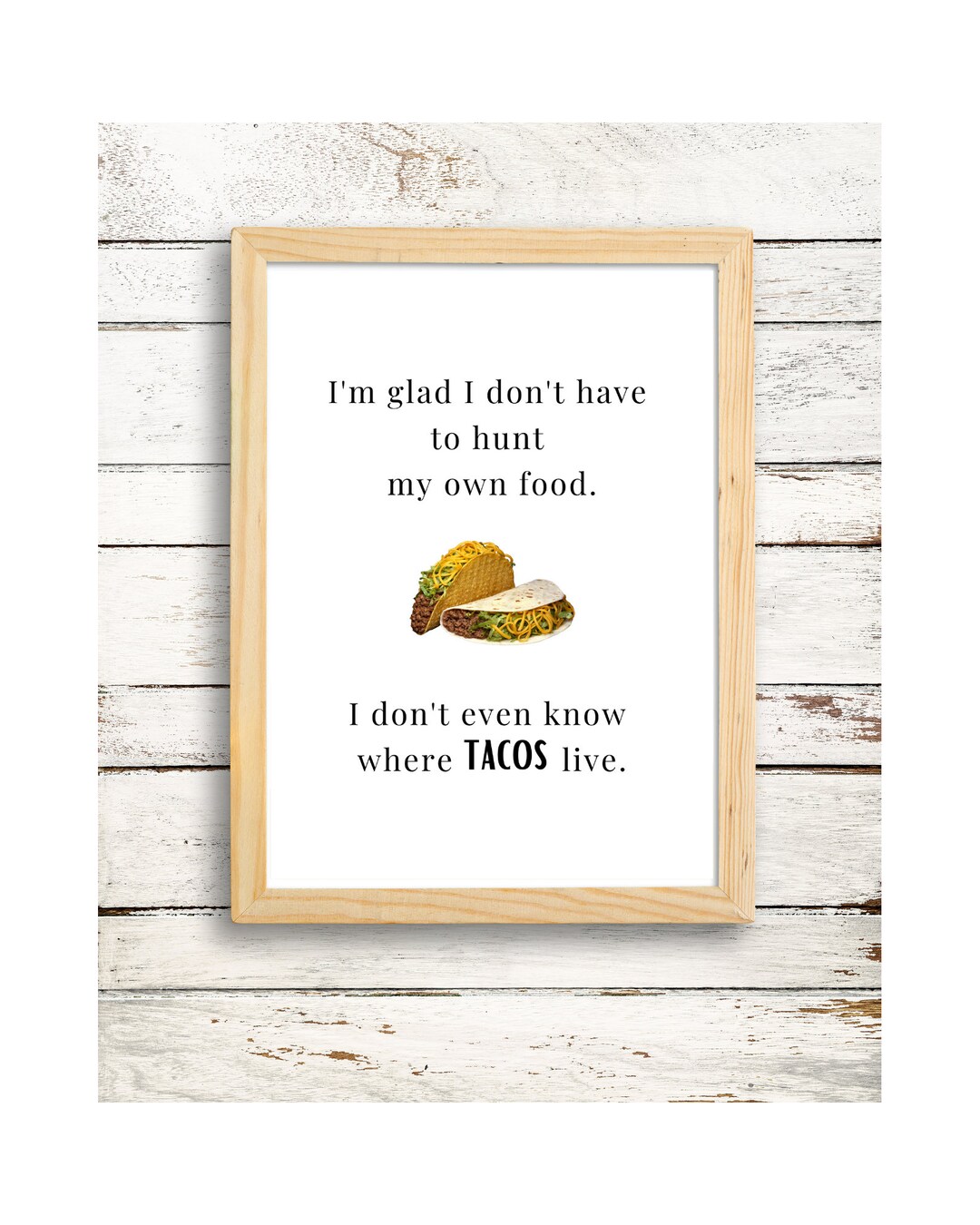 Where Do Tacos Live? INSTANT DOWNLOAD - Etsy