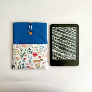 Kindle Cover With Dog and Flower Print - Etsy