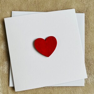 Heart Card, I Love You Card, Tiny Heart, Love Heart Card, Valentines ...