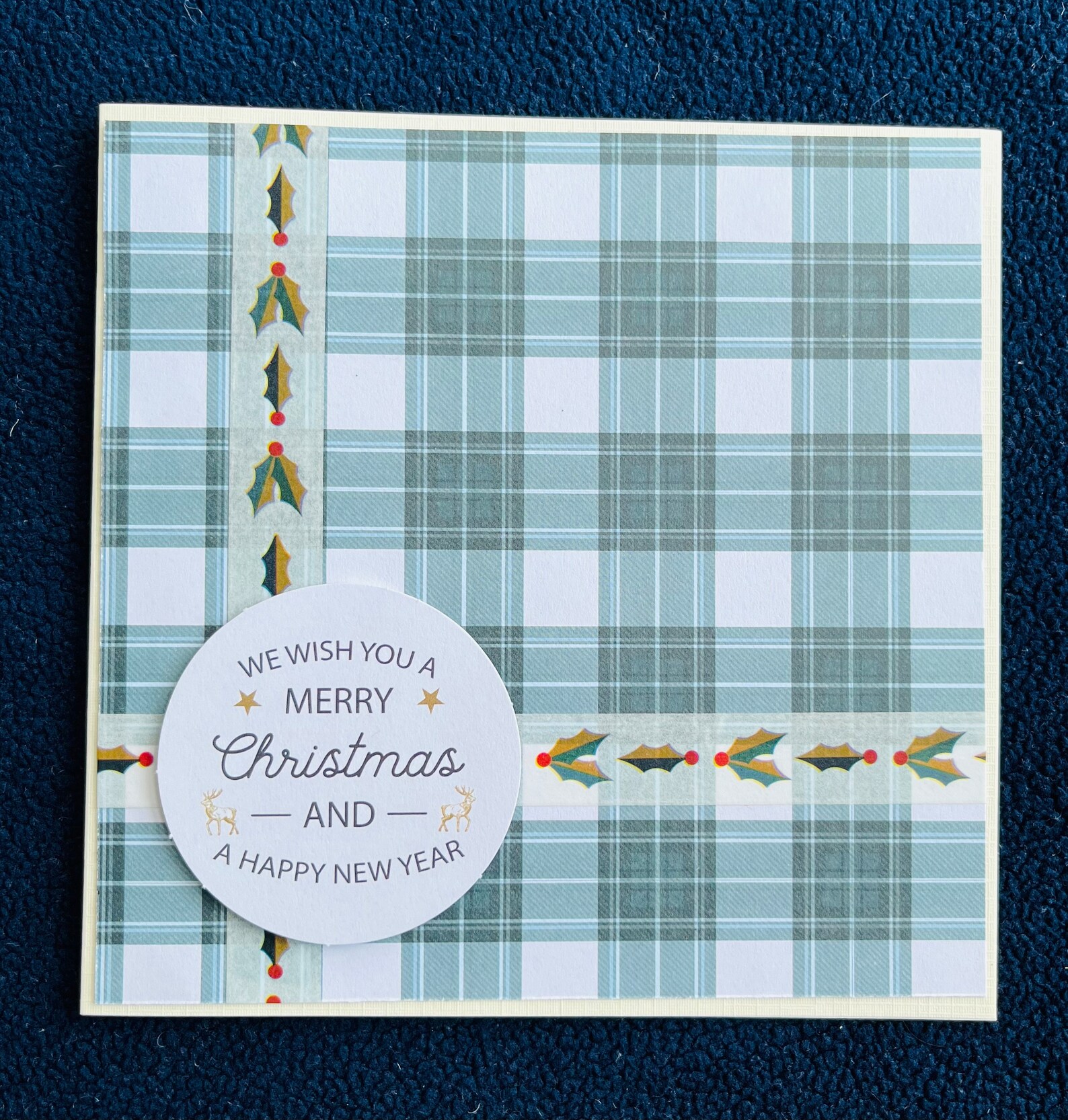 Set of 5 Vintage Style Christmas Cards Pack, Christmas Cards for Mum ...