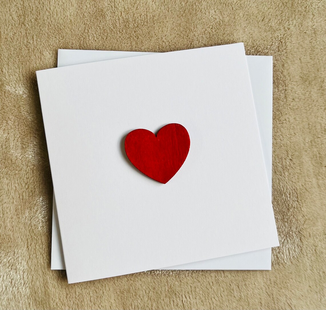 Heart Card, I Love You Card, Tiny Heart, Love Heart Card, Valentines ...