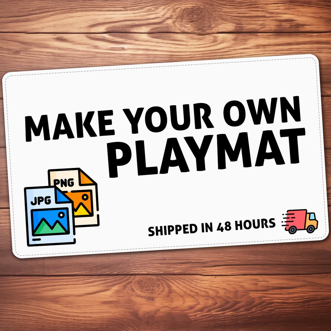 Regular/thick/rugged CUSTOM Playmat - Standard Size | Durable ...