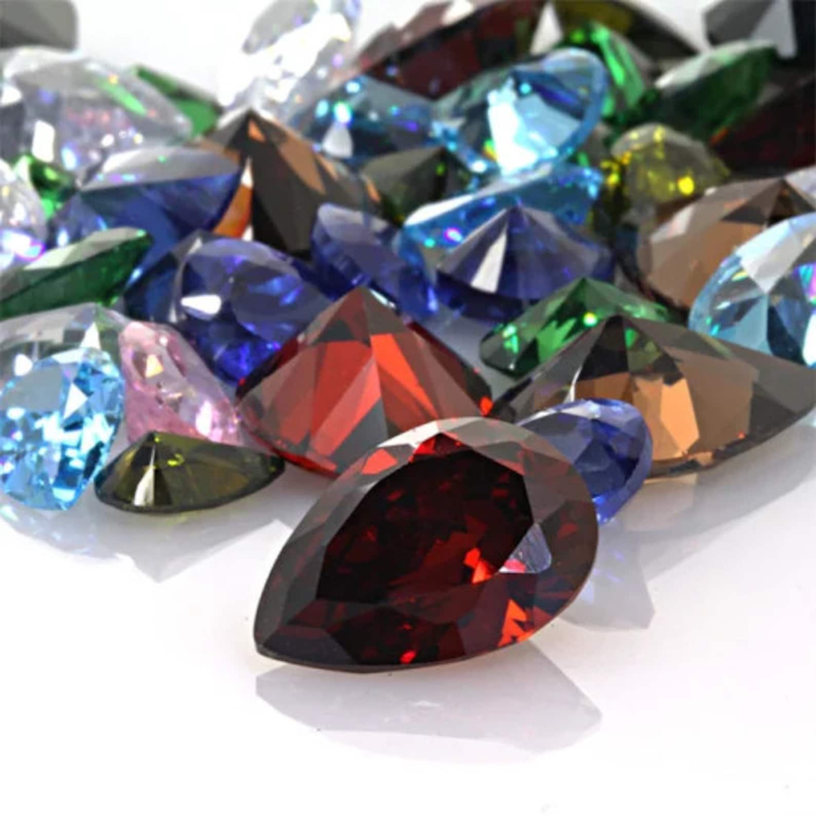 Cubic Zirconia AAA Quality Cubic Zirconia Pear Shape - Etsy