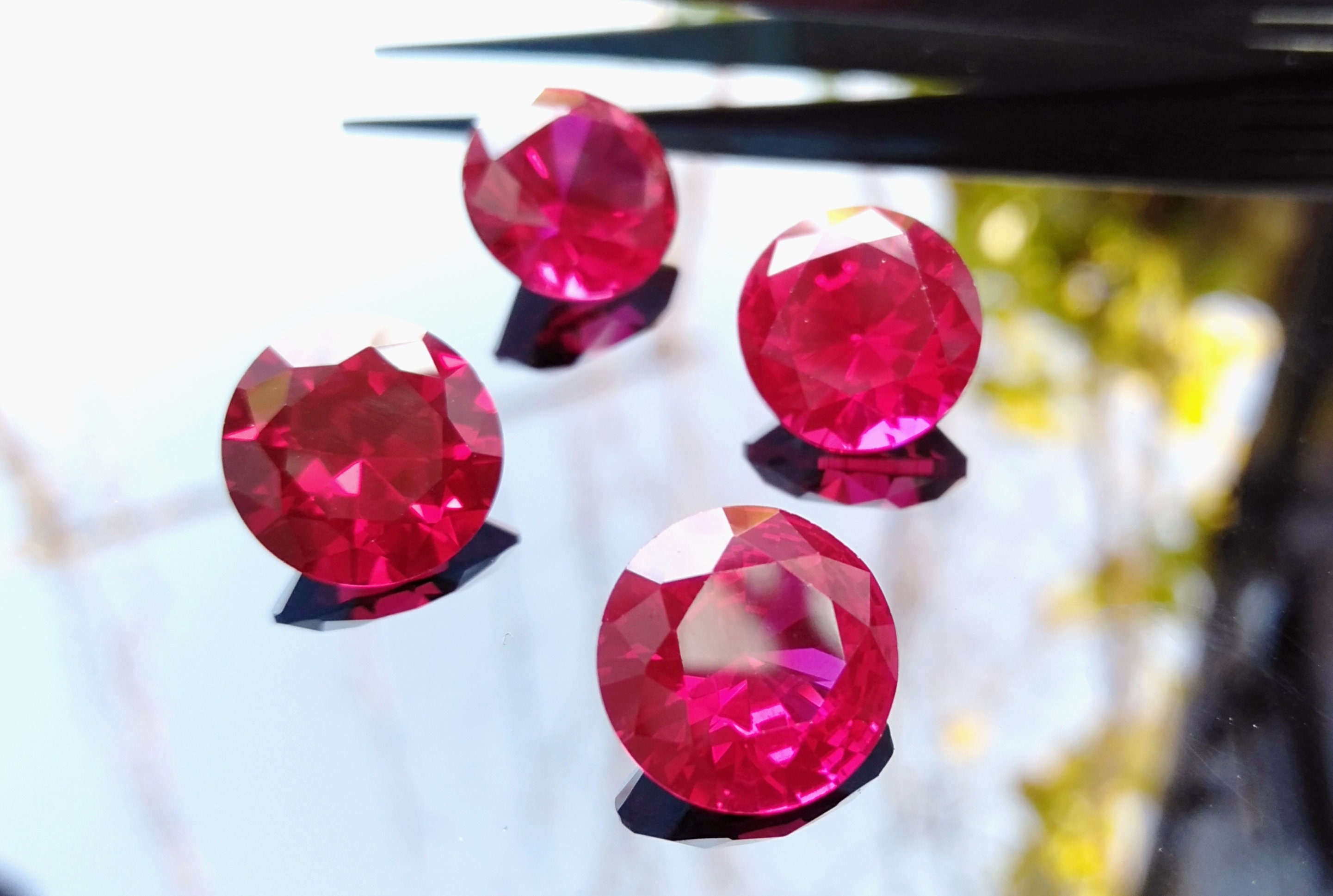 Cubic Zirconia AAA Quality Cubic Zirconia Round Shape Dark - Etsy