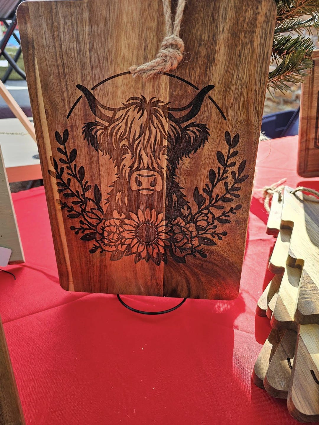 Highland Cow Cutting Board, Highland Cow Gifts, Highland Cow Picture ...