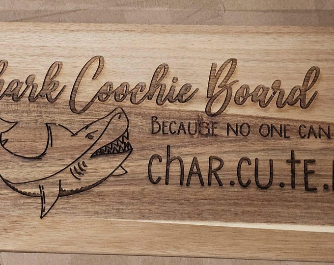 Shark Coochie Board, Charcuterie Board, Shark Gifts, Shark Cuterie ...