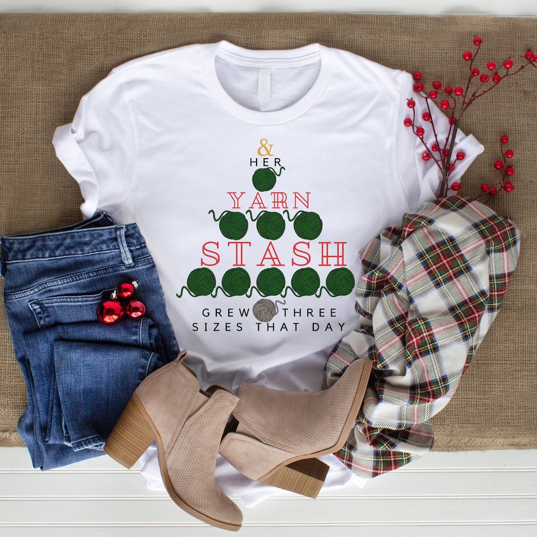 Yarn Stash Holiday SVG | Yarn Stash Png, Cricut, Silhouette, Starcraft ...