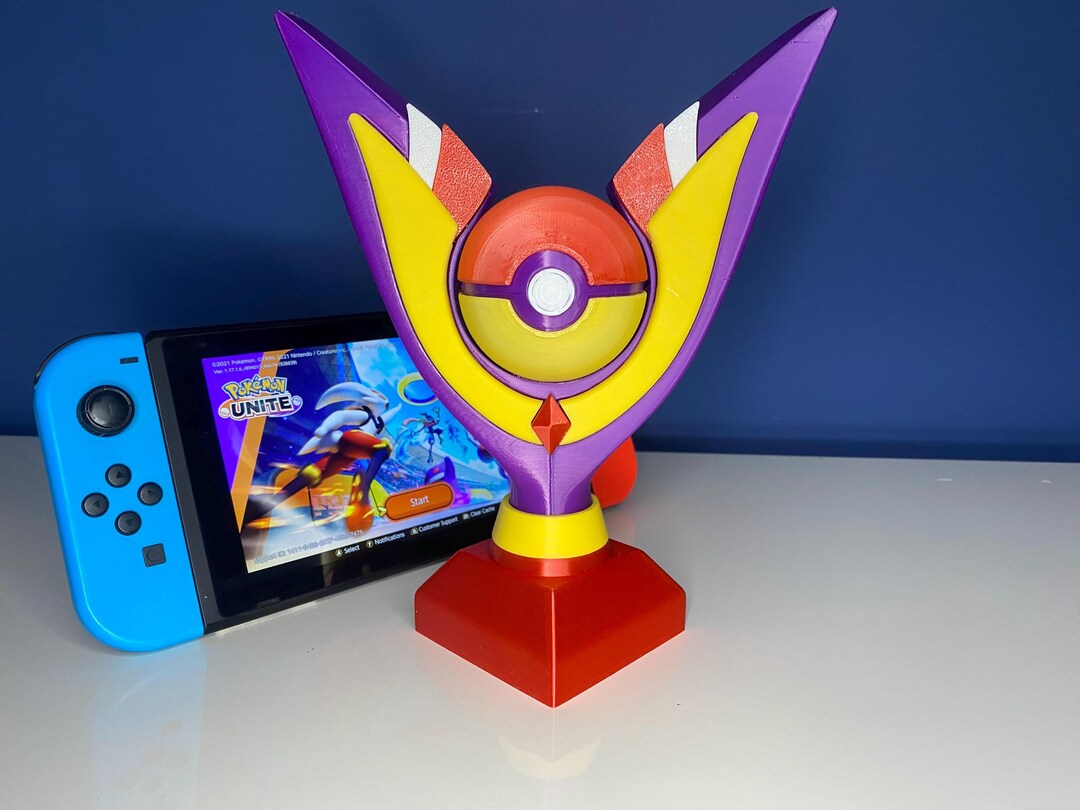 Pokémon Unite Master Rank Trophy | Customisable 3D Printed Decorative ...