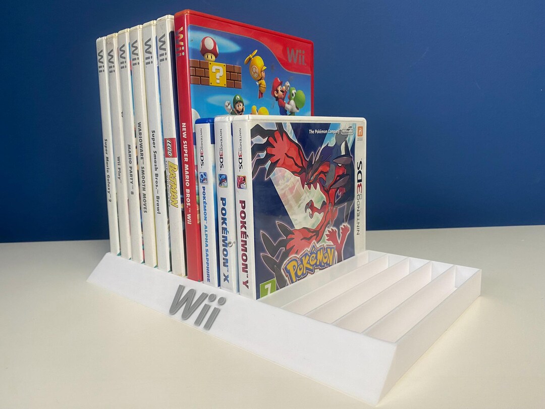 15 Slot Nintendo Wii Display Stand Games Mount Holder - Etsy