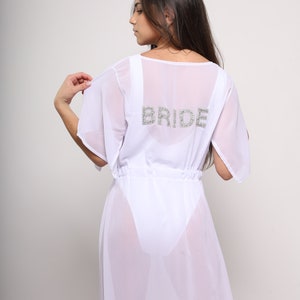 Bride and Bridesmaid Pool Cover Ups Long Beach Dresses Pool Party Cover ...