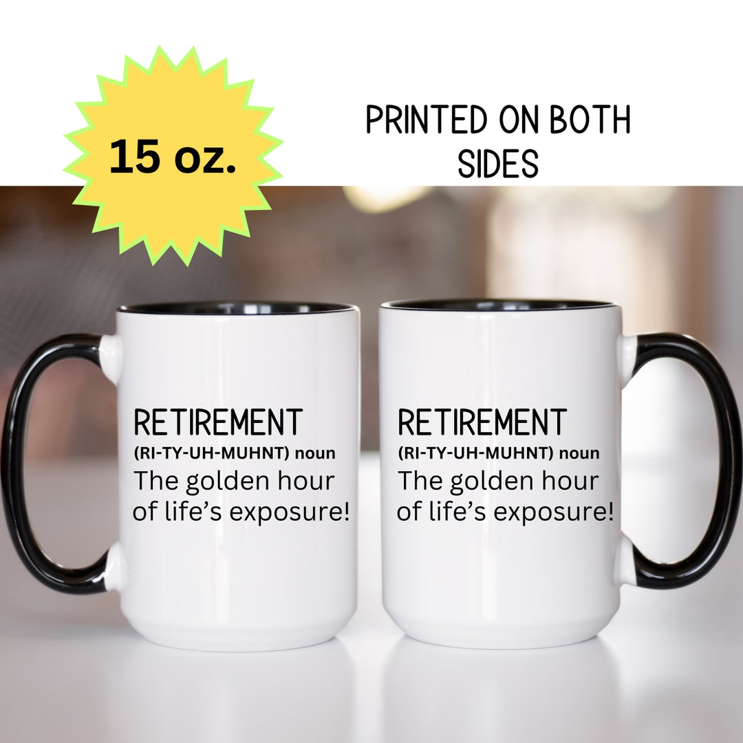 Personalized Retirement Mug for Photographer, Retired Photography Gift ...