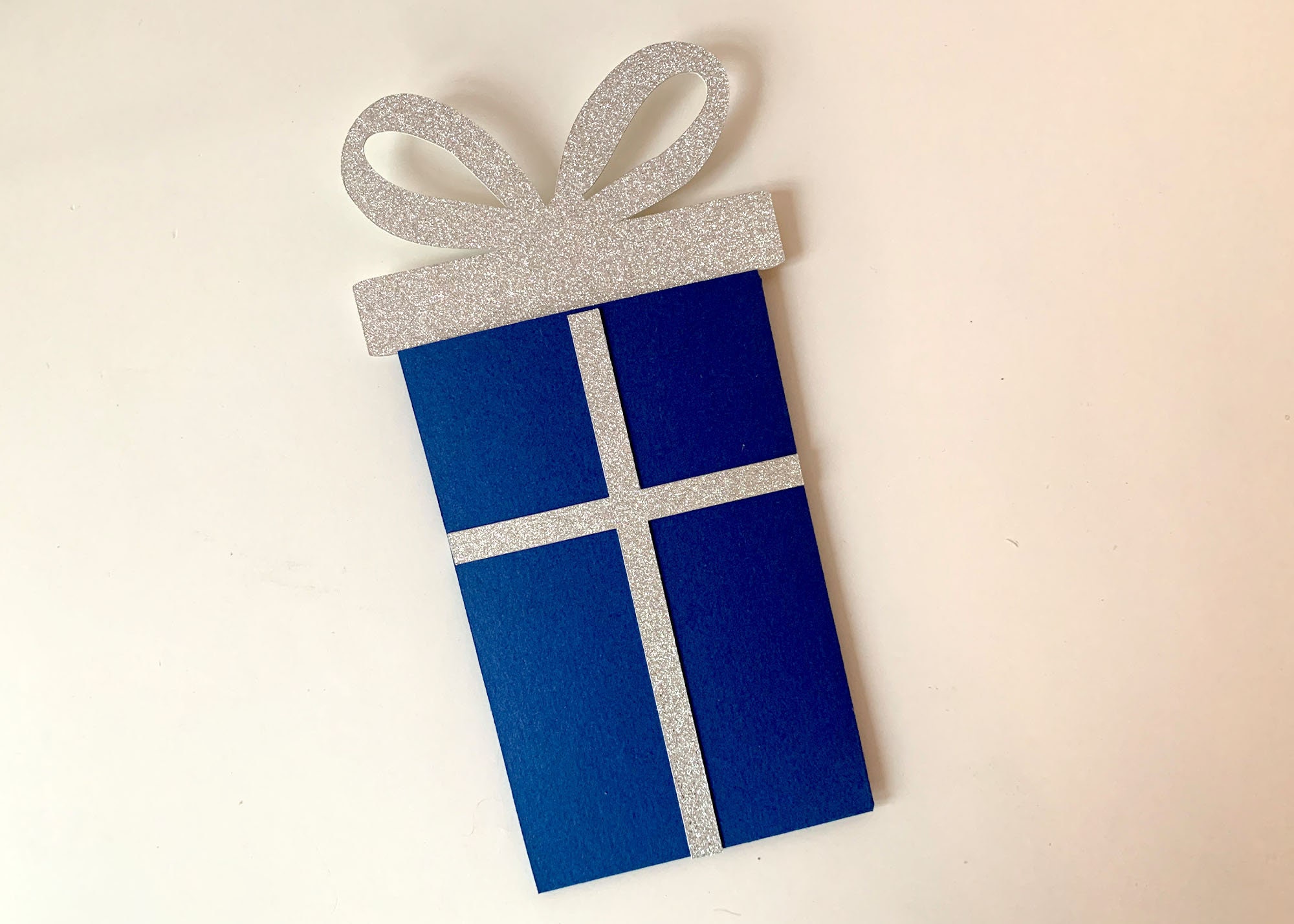 Gift Card Holder SVG Present Gift Ribbon Bow Papercraft - Etsy