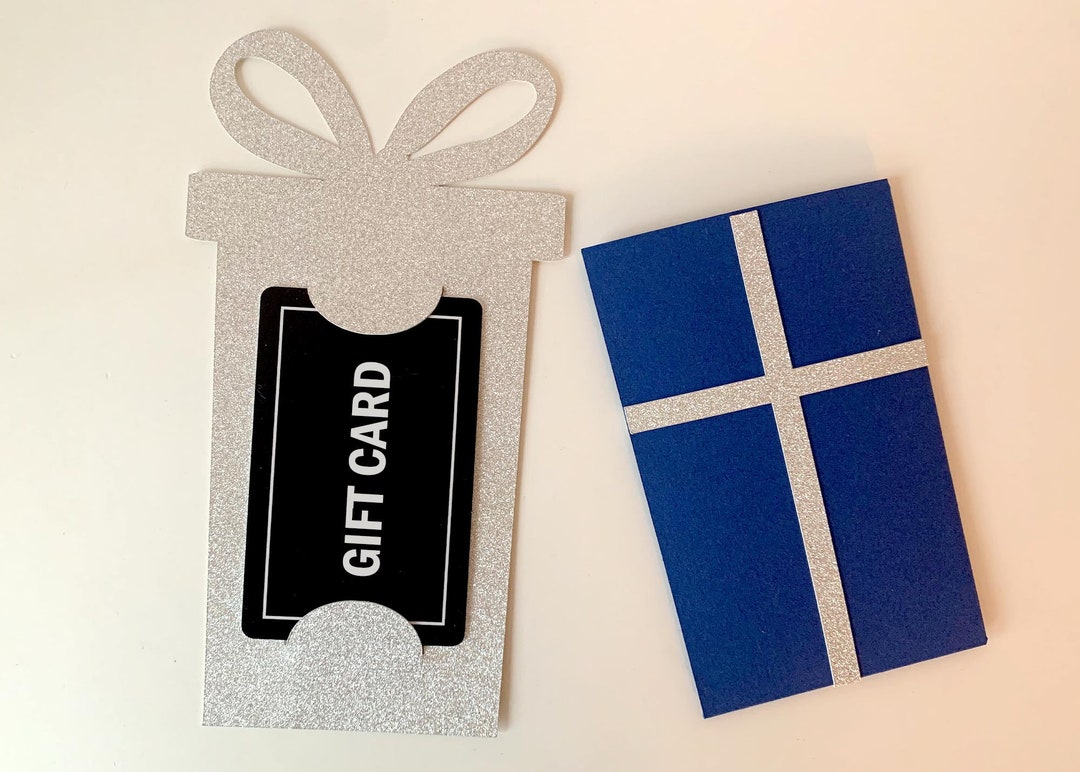 Gift Card Holder SVG, Present, Gift, Ribbon, Bow, Papercraft, Svg - Etsy