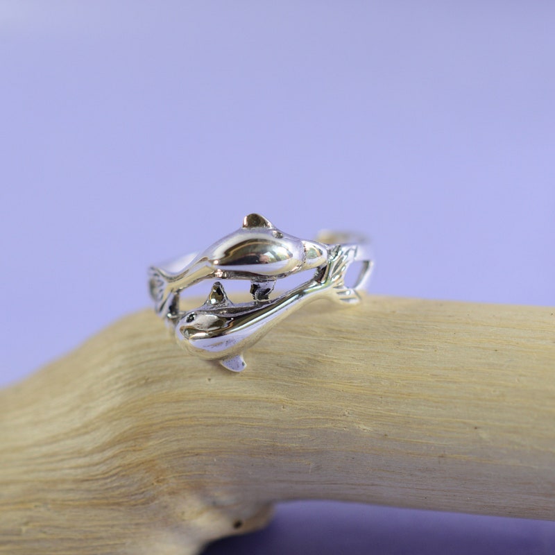 Dolphin Ring - Etsy
