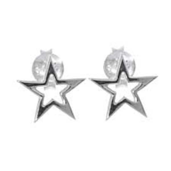 Star Shaped Studs - Etsy