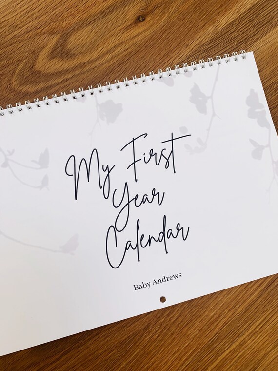 Babys First Year Calendar - prntbl.concejomunicipaldechinu.gov.co