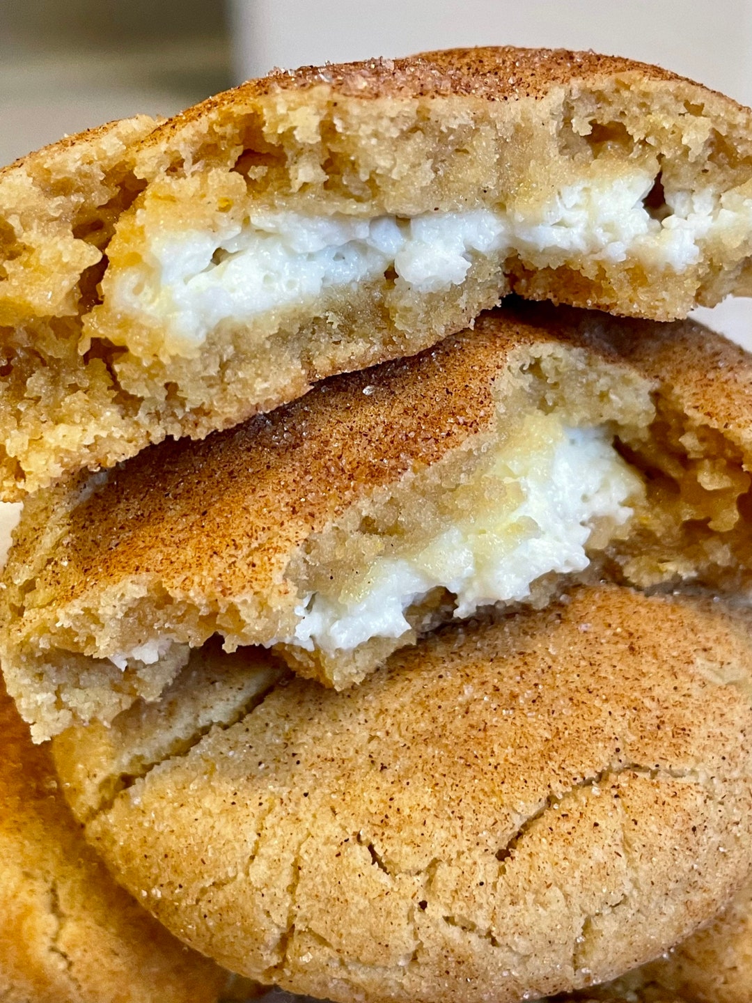 Cheesecake Stuffed Snickerdoodles, Sweet Treat, 1 Dozen - Etsy