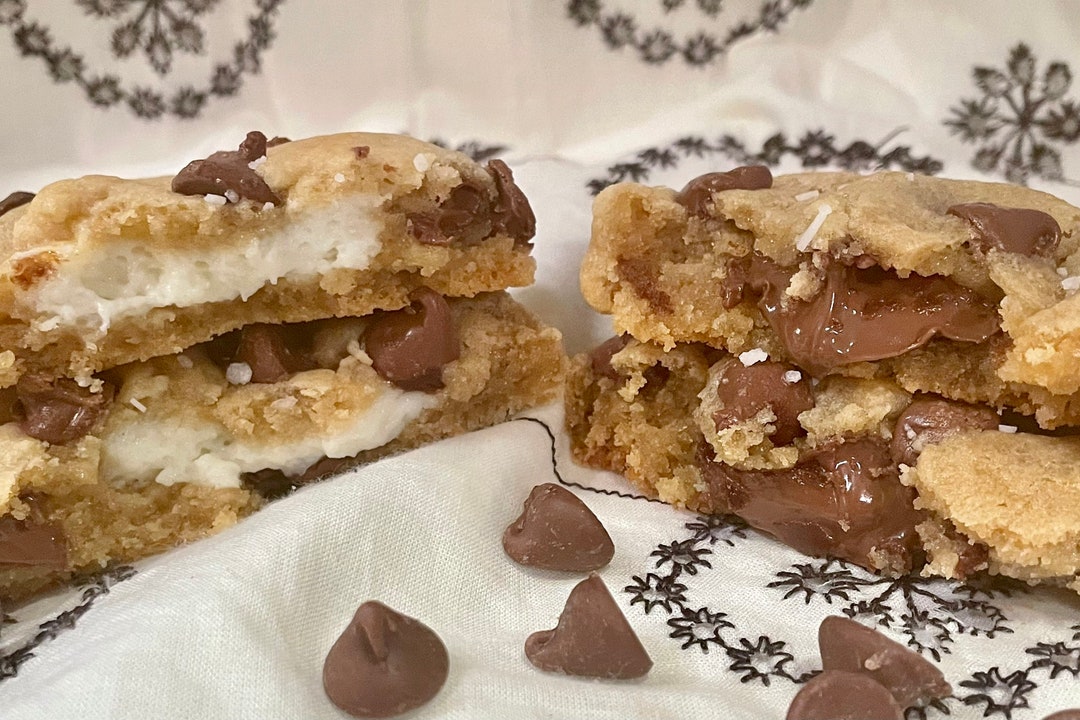 Stuffed Chocolate Chip Cookie Variety Box | Nutella & Cream Cheese ...