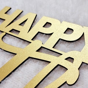 Personalised Happy Birthday Sign | Custom Sign | Lasercut | Wood | Wall ...