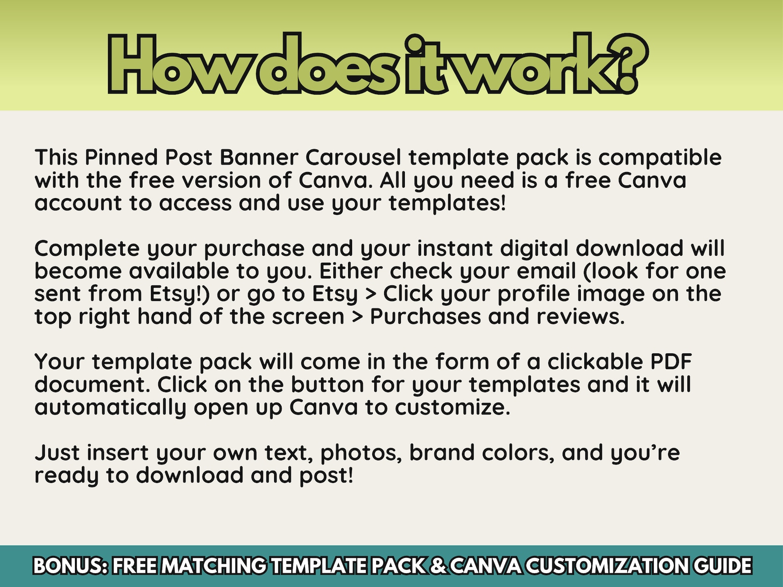 Pinned Post Instagram Banner Carousels for Service Providers, Seamless ...