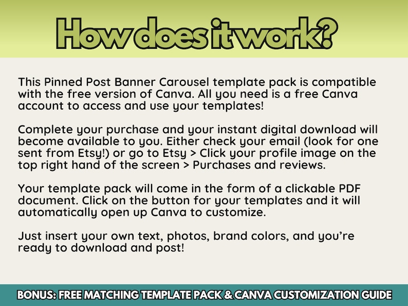 Pinned Post Instagram Banner Carousels for Service Providers, Seamless ...