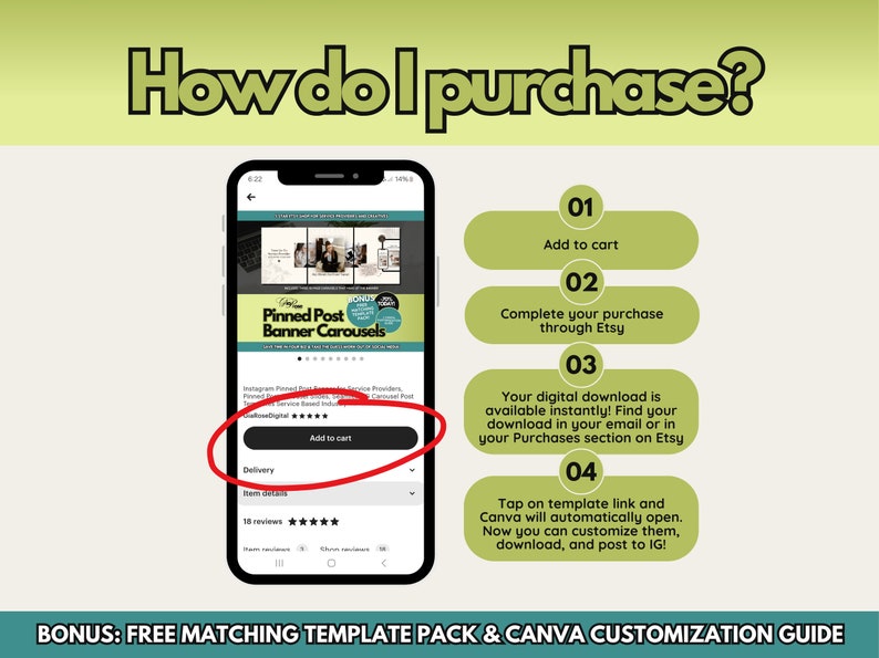 Pinned Post Instagram Banner Carousels for Service Providers, Seamless ...
