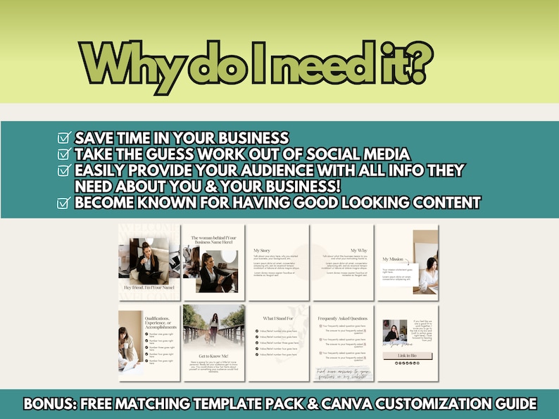 Pinned Post Instagram Banner Carousels for Service Providers, Seamless ...