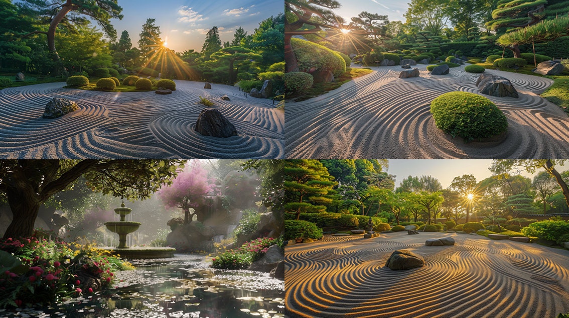 Zen Garden Bliss: 50+ High-resolution Virtual Backgrounds for Zoom ...