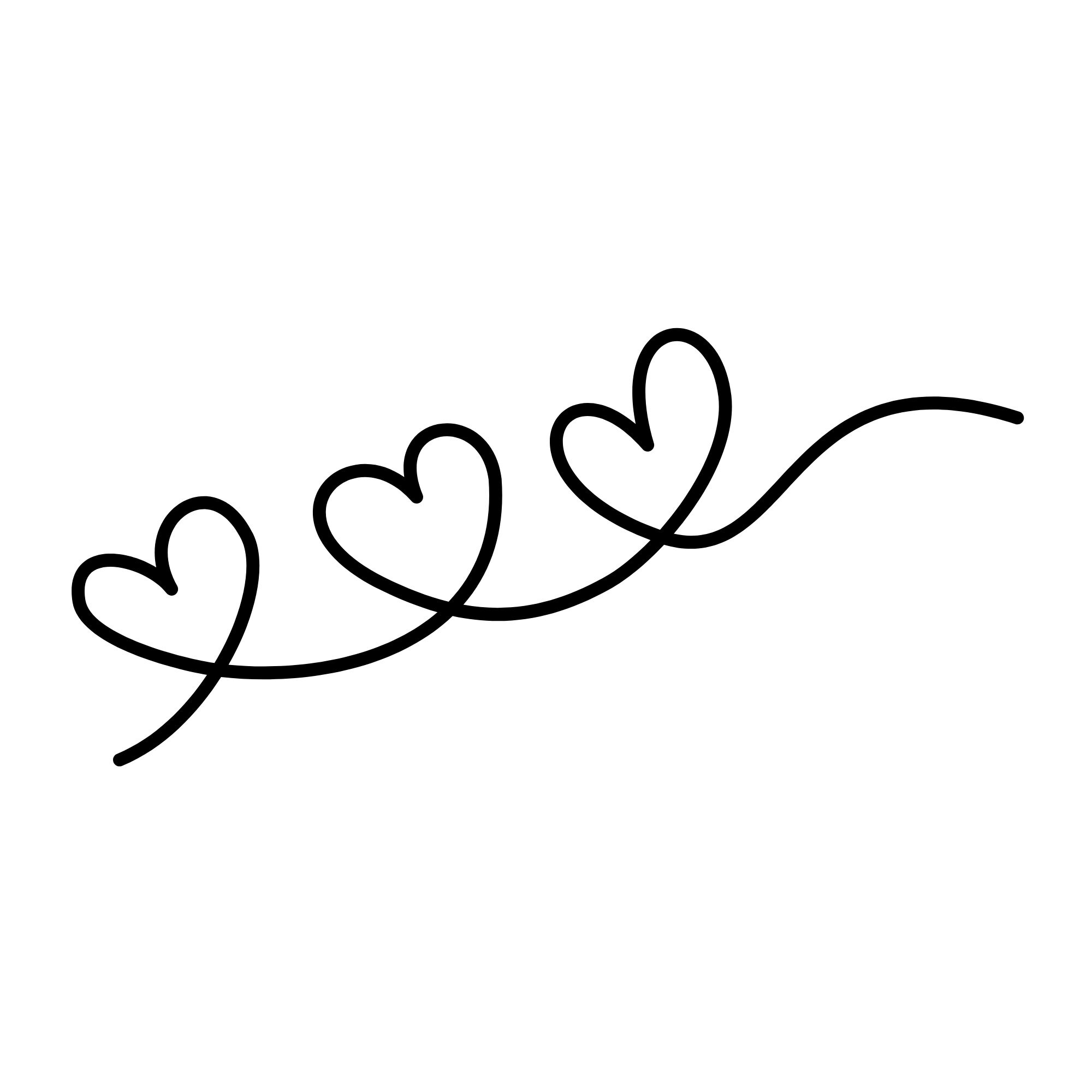 Abstract Hearts SVG and PNG Files - Etsy