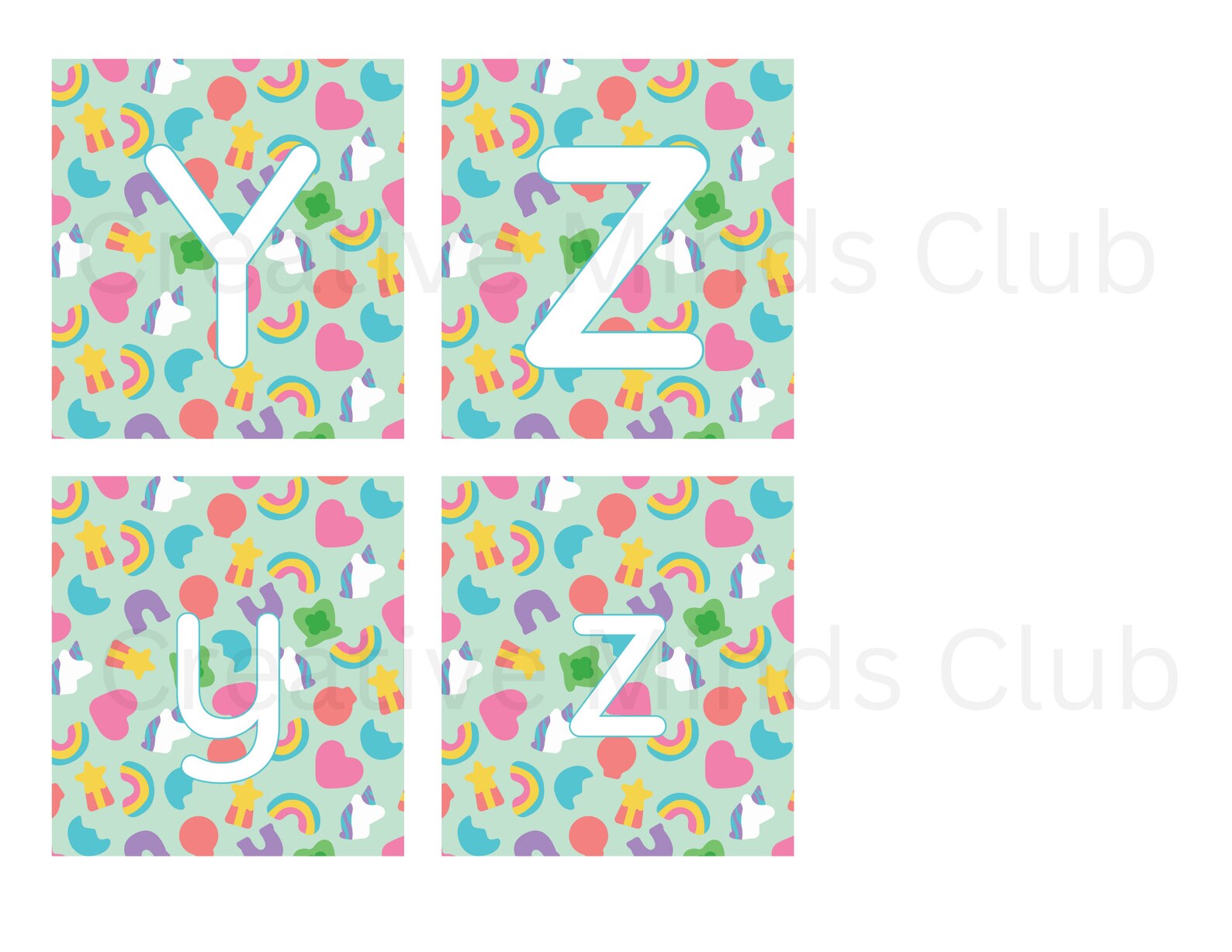 Printable St Patrick's Day Alphabet Flashcards Digital Download ...