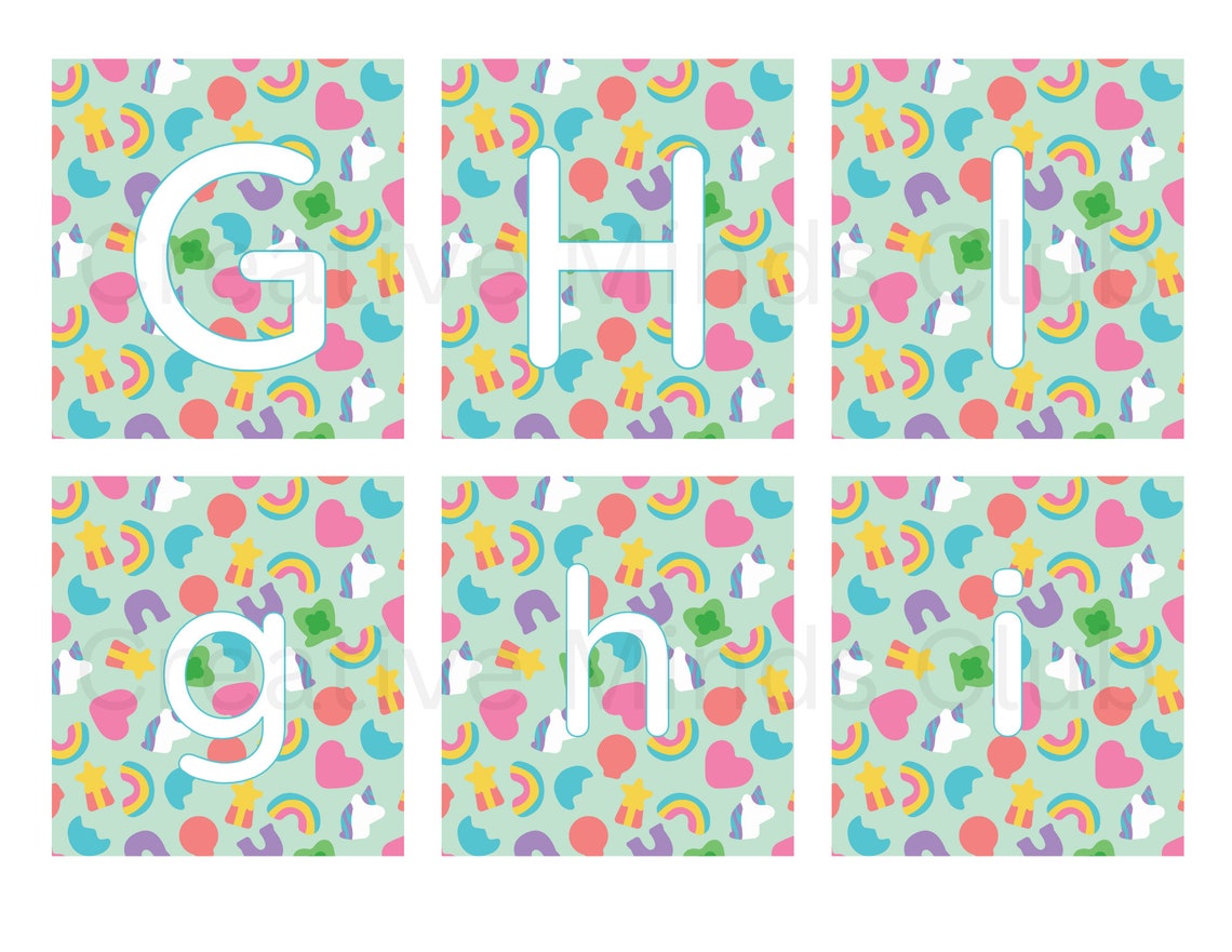 Printable St Patrick's Day Alphabet Flashcards Digital Download ...