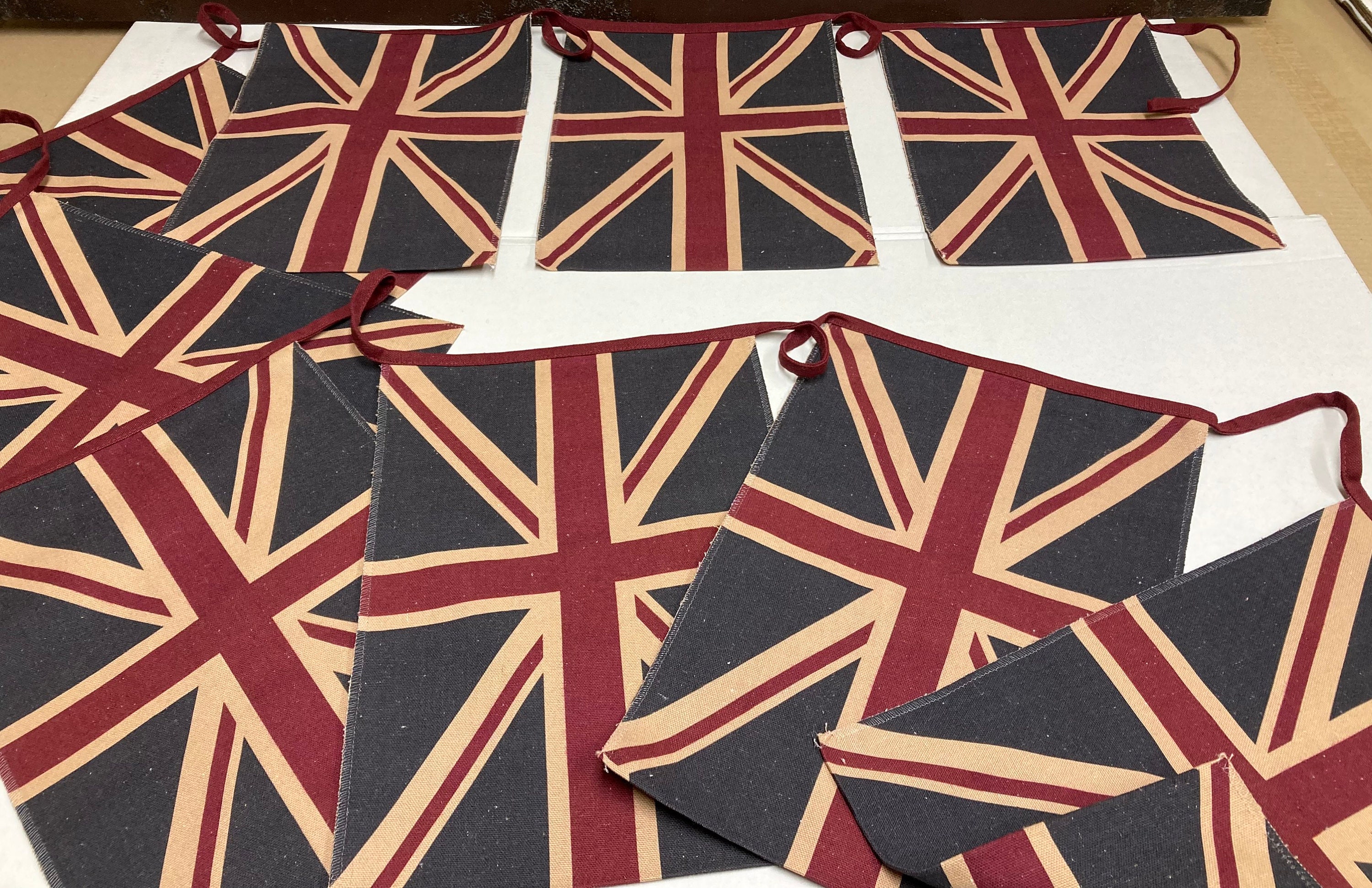 Stunning Union Jack Textile Flag Bunting by Woven Magic - Etsy UK
