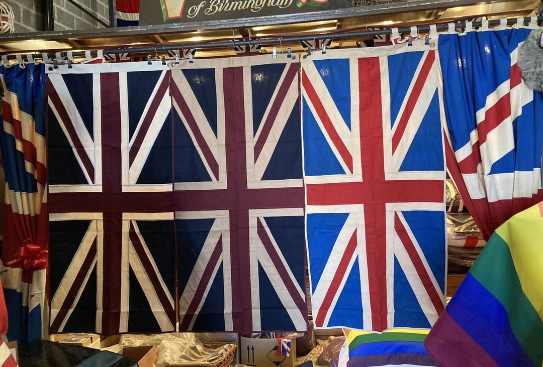 Union Jack Textile Flag Various Colours 152 X76cm by Woven Magic - Etsy
